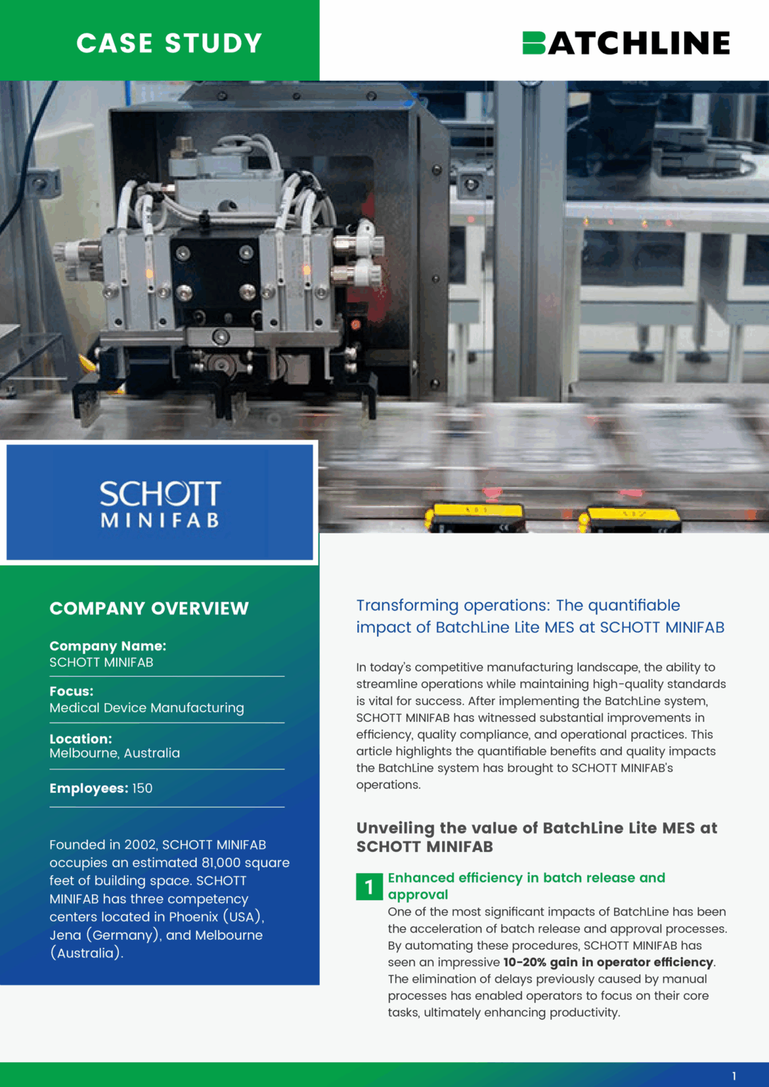 Transforming Operations: The Quantifiable Impact of BatchLine Lite MES ...